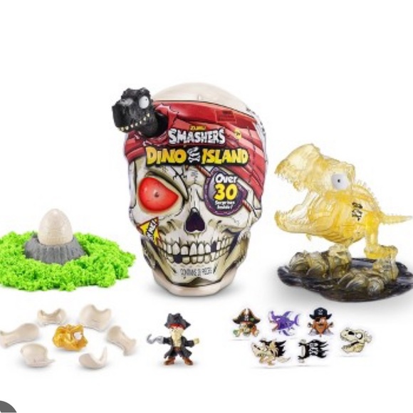 Zuru | Toys | Zuru Smashers Dino Island Giant Skull Talking Pirate 3 ...